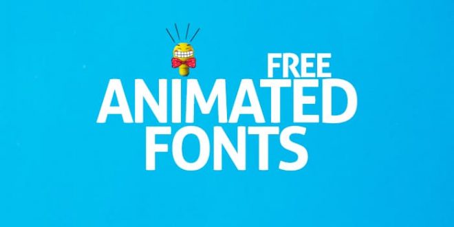 Best Free Animated fonts | pixstacks